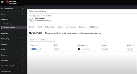 Nutanix Database Service NDB Operator For Kubernetes Virtualization