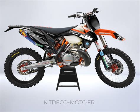Kit déco KTM EXC EXC F 2014 2016 GoPro Noir Boutique Kit Déco Moto