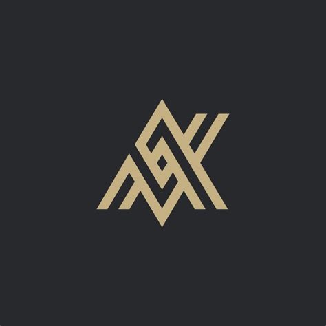 Premium Vector Luxury A Monogram Logo Design Vector Image