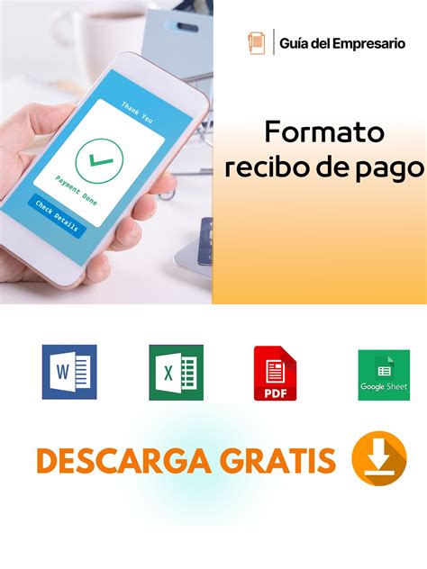 Formato Recibo De Pago Plantillas Excel Word Pdf