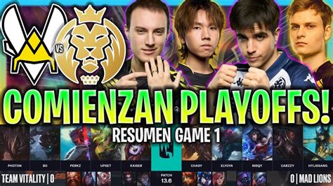 COMIENZAN LOS PLAYOFFS CON ELYOYA Vs SUPERTEAM VIT Vs MAD GAME 1