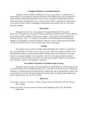 COUN 6250 Week 6 Discussion Docx Example Of Defensive Or Avoidant