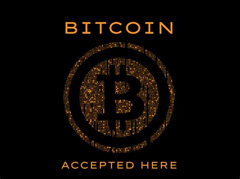Bitcoin BTC Accepted Here Graphic By LeKo Creative Fabrica