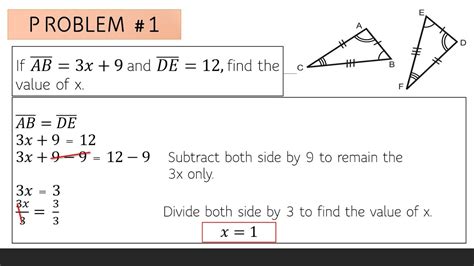 Solving Corresponding Parts Of Congruent Triangles Geometry 8 YouTube