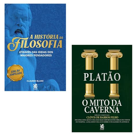 Kit O Mito Da Caverna Plat O O Grande Livro Da Filosofia Shopee Brasil