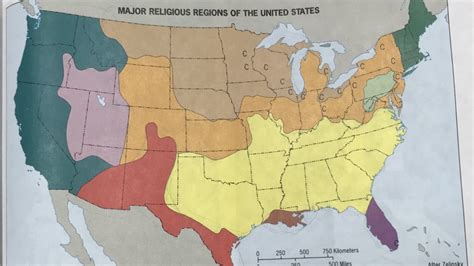 Religions In The US APHG Diagram Quizlet