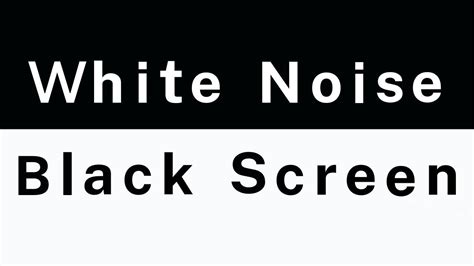 White Noise Black Screen 24 Hours Sleep Aid White Noise For Sleep