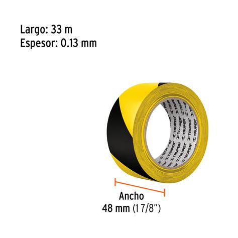 Ficha Tecnica Rollo De M De Cinta Delimitadora Amarilla Negro Truper
