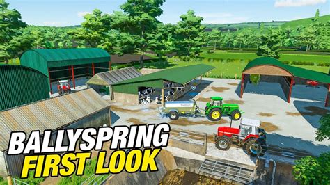 BALLYSPRING 22 Farming Simulator 22 FIRST LOOK Eire Agri Modding