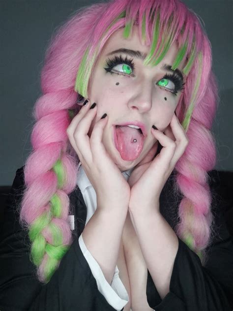 Set Ahegao Mitsuki Capricos Ahegao Set Of Mitsuri From Demon Slayer Set Includes 9 Pictures 6