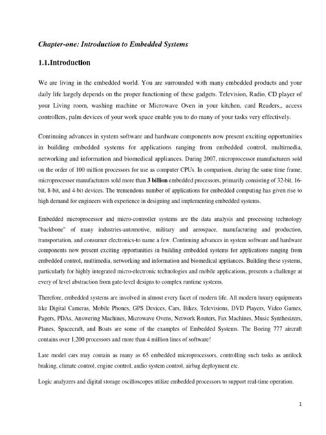 chapter 1 embedded systems pdf embedded system random access memory