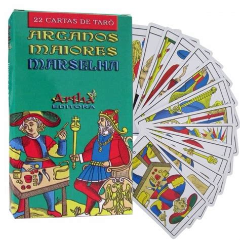 Tarot Arcanos Maiores Marselha 22 Cartas Aura loja Esotérica