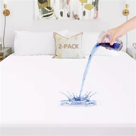 Paquete De Protectores De Colchon Impermeables Trans Mercadolibre