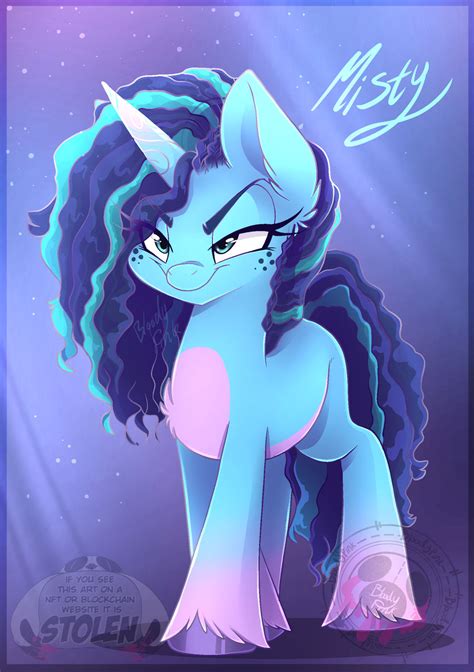 2953821 Safe Artist Bloody Pink Misty Brightdawn Pony Unicorn