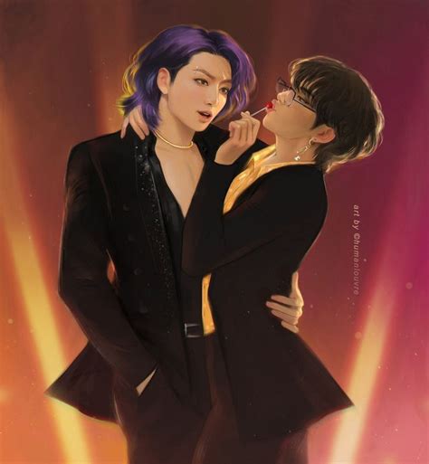 Tw Human Louvre In Taekook Taekook Fanart Fanart Vkook