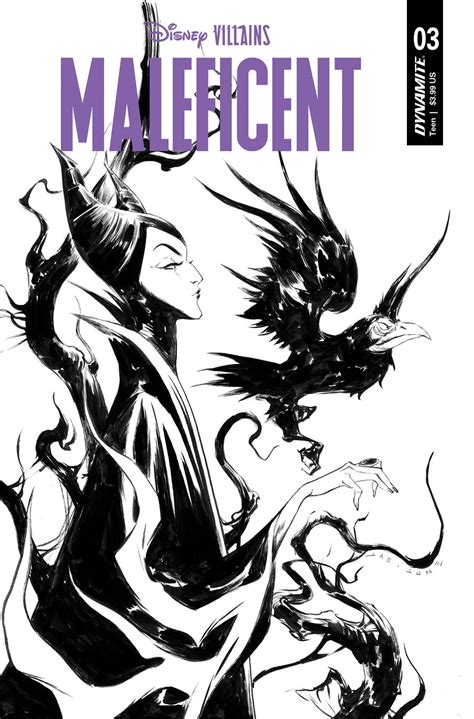 Disney Villains Maleficent 3 10 Copy Jae Lee B W Cover Fresh Comics
