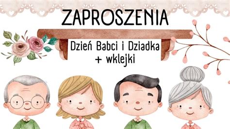 Dzień Babci i Dziadka zaproszenia Sklep online