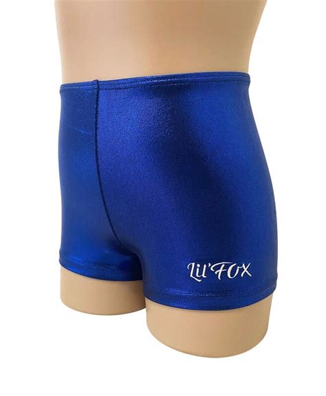 Deep Royal Blue Shiny Foil Mystique Pro Bike Shorts
