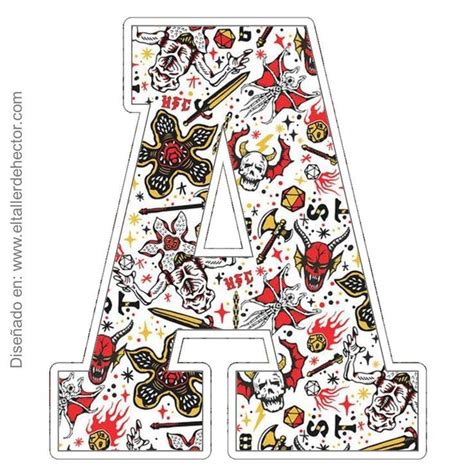 Letras De Stranger Things A Letras Stranger Things Playing Cards