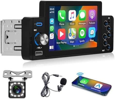Autoradio 1 Din Sans Fil Carplay Android Auto Radio Voitures 1 Din