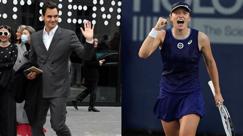 Iga Wi Tek I Roger Federer Wsp Lnie Stworz Buty Tvp Sport