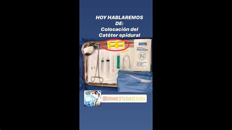 Colocacion De Cateter Epidural YouTube