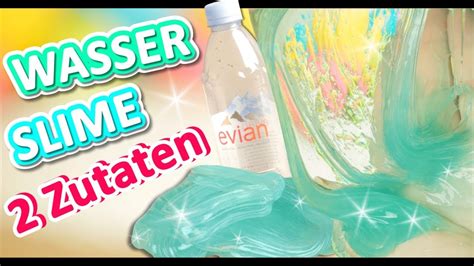WASSER SCHLEIM 2 ZUTATEN OHNE KONTAKTLINSENLÖSUNG selber machenSlime