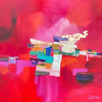 Peinture Soufflé par le vent par Lau Blou Carré d artistes