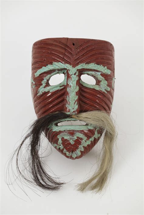 Máscara de viejo tastoan ceremonial danza tastoanes MUSEO DE