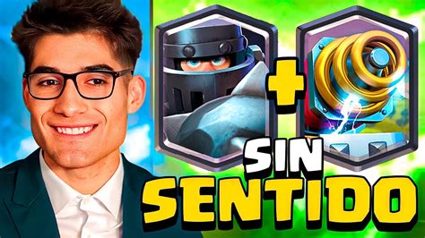 JUEGO EL MAZO DE MEGACABALLERO MÁS RARO EN CLASH ROYALE NO TIENE