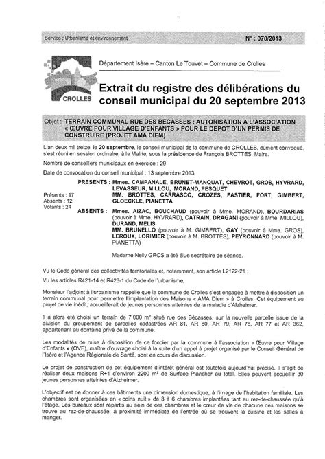 Calaméo Crolles Deliberation 70 2013 9 Autorisation D Pot Permis De