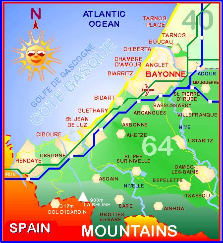 Présentation 65 imagen pays basque français carte fr thptnganamst edu vn