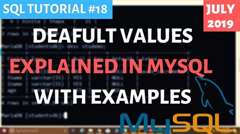 Mysql Default Constraint What Is Default In Mysql And How To Set