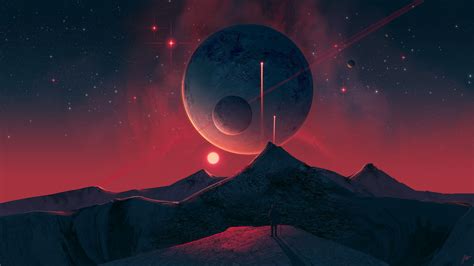 Artwork Space Art Science Fiction Mountains Deviantart Sky
