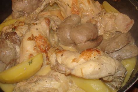 Recette de Lapin en cocotte à la moutarde et au vin blanc