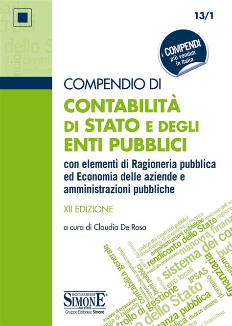 Compendio di Contabilità dello Stato e degli Enti Pubblici Edizioni