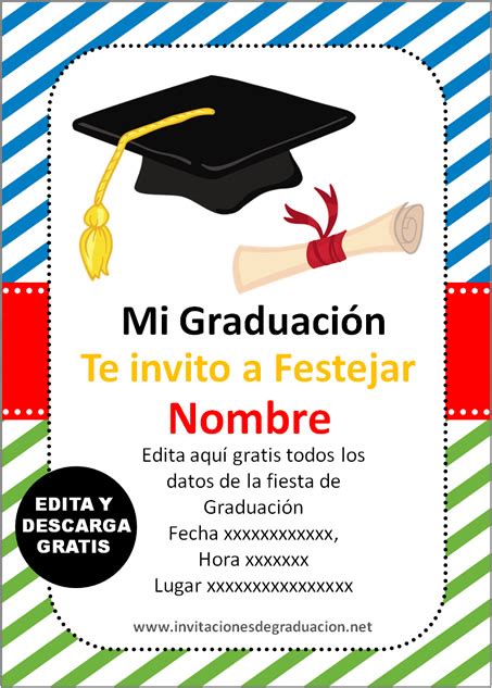 Abr Stung Es Ist Wundersch N Erbe Tarjeta De Invitacion De Graduacion