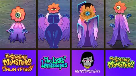 The Lost Landscapes Vs My Singing Monsters Vs Dawn Of Fire Vs