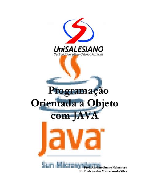 programação orientada a objeto com java pdf java linguagem de programação java