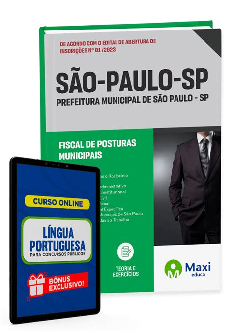Apostila Prefeitura de São Paulo SP 2023 Maxi Educa Maxi Educa