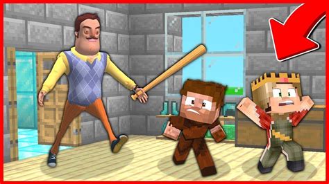 HELLO NEİGHBOR ARDA VE RÜZGARI KOVALIYOR Minecraft YouTube