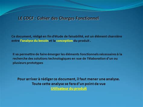 Exemple De Cahier Des Charges 3eme Le Meilleur Exemple