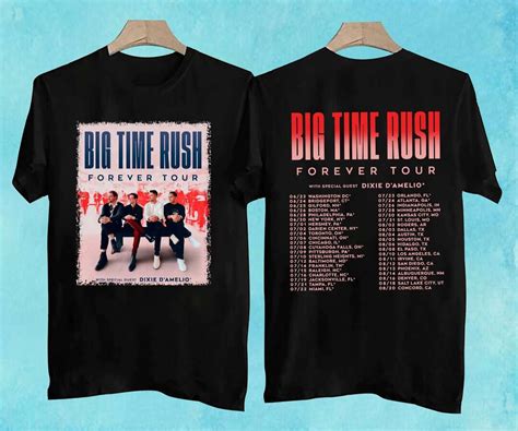 Big Time Rush Tour Shirt Big Time Rush Shirt Band Shirt For Etsy