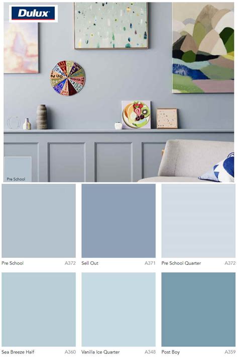 Dulux Blue Paint Colours Interiors By Color