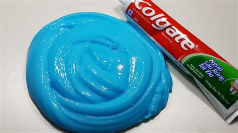 DIY Toothpaste Fluffy Slime No Shaving Cream YouTube