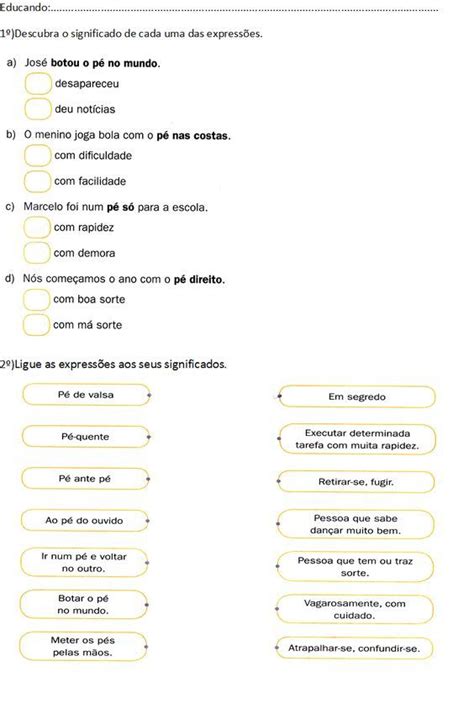 Atividade Sentido Real E Figurado Conota O E Denota O Atividade