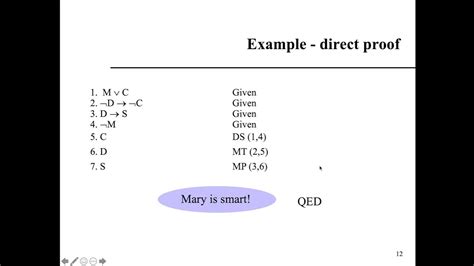 cot 3100 wk 5 direct proof youtube