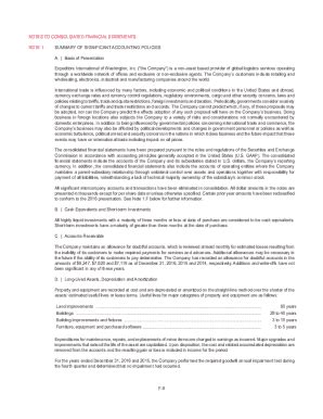 Fillable Online Notes To Consolidated Financial Statements Note 1 Fax