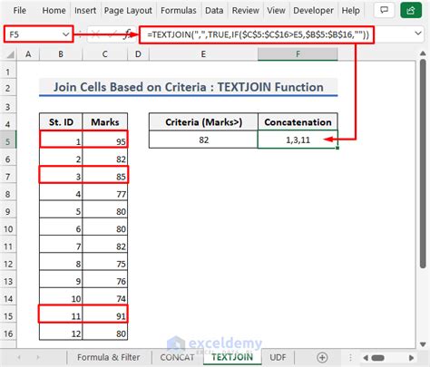 Concatenate Multiple Cells Based On Criteria In Excel 4 Methods