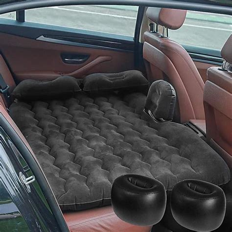 Cama Inflável Colchão Carro Preto Viagem SUV Sedan Universal Veon